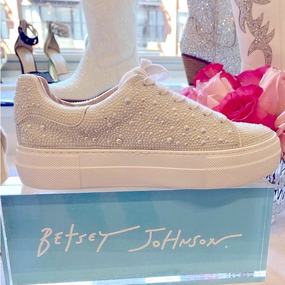 Betsey Johnson Pearl Sneakers